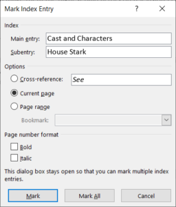 Create and Update an Index in Word - Simon Sez IT