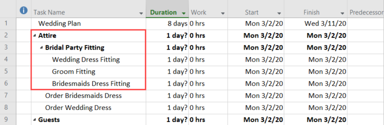 How to Create an MS Project Subtask? 5 Easy Steps