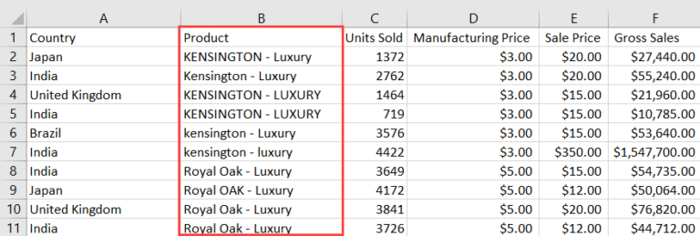 Ten Ways to Clean Data in Excel - Simon Sez IT