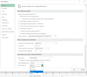 How to Enable Excel Dark Mode? 2 Easy Methods
