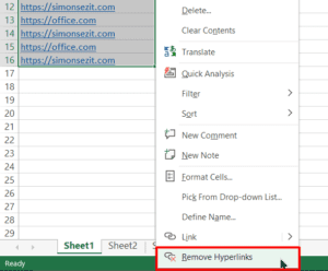 How to Remove Hyperlinks in Excel? 3 Easy Methods