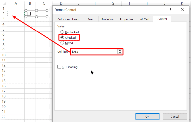 How to Insert a Checkbox in Excel? 3 EASY Examples