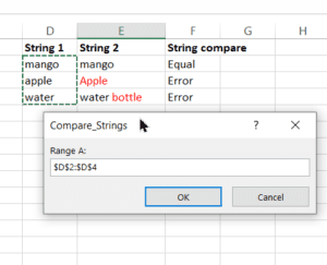 Excel String Compare - 5 Easy Methods