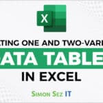 How to Create Data Tables in Excel: 1- and 2-Variable Tables