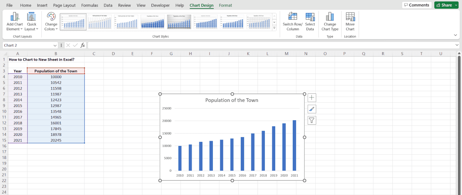 3 Different Ways to Move Chart to New Sheet in Excel?