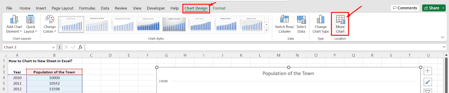 3 Different Ways to Move Chart to New Sheet in Excel?