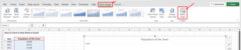 3 Different Ways to Move Chart to New Sheet in Excel?